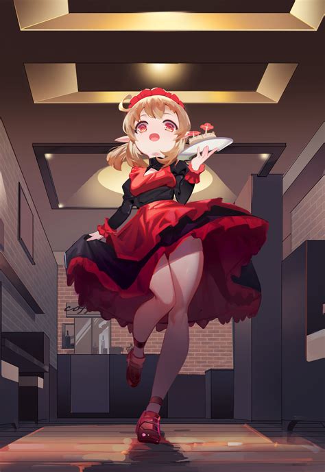 Klee And Jumpy Dumpty Genshin Impact Drawn By Dududu Flying Corpses