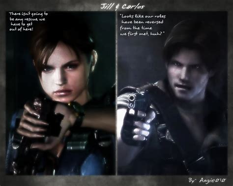 Jill Valentine And Carlos Oliveira Wallpaper By Angie On Deviantart