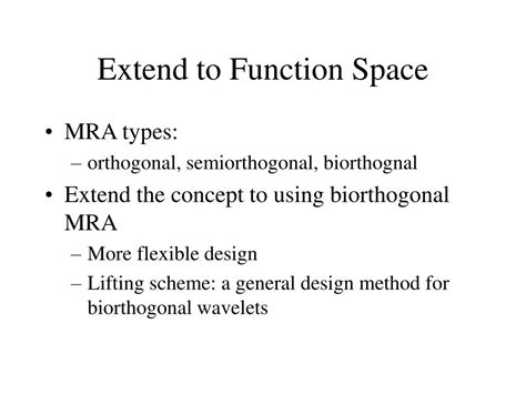 Ppt Biorthogonal Wavelets Powerpoint Presentation Free Download Id4363295