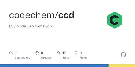 GitHub Codechem Ccd ES Node Web Framework