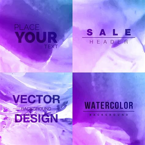 크리 에이 티브 수채화 시작 배경 벡터 Eps Ai Uidownload