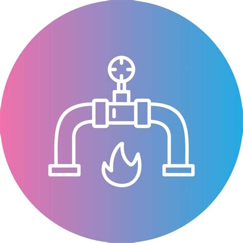 Gas Pipeline Gradient Circle Line Gradient Circle Icon 43426174 Vector Art At Vecteezy