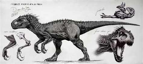 Indominus Rex Drawing At Explore Collection Of