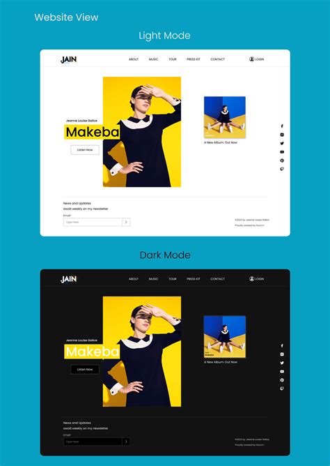 Minimalistic Responsive Web Design Jain Artist On Behance