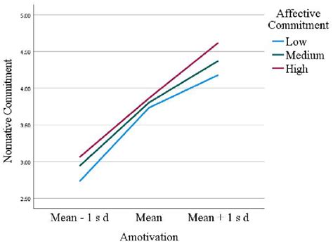 Affective Commitment Moderates The Relationship Between Amotivation And