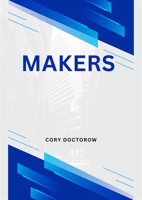Makers By Cory Doctorow Online Artsum India