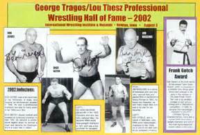 2002 George Tragos/Lou Thesz Pro Wrestling Hall of Fame Mini | National ...