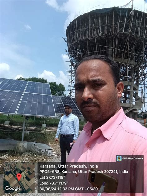 Sandeep Dubey On Linkedin Site Visit With Executive Engineer Sir And Assistant Engineer Sir For