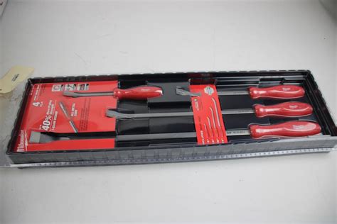 Milwaukee 4 Pc Pry Bar Set 48 22 9214 Property Room