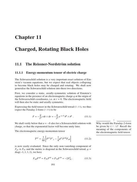 Charged Rotating Black Holes Pdf Black Hole Astrophysics