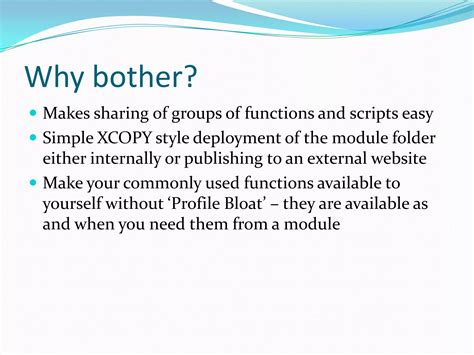 An Introduction To Powershell Modules Ppt