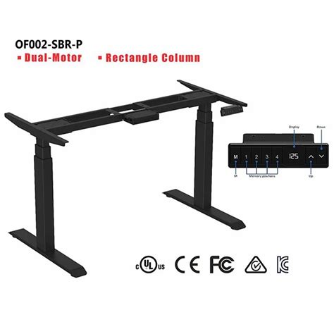 Floor Mount Hydraulic Height Adjustable Table Of002 Sbr P 80 Cm Or