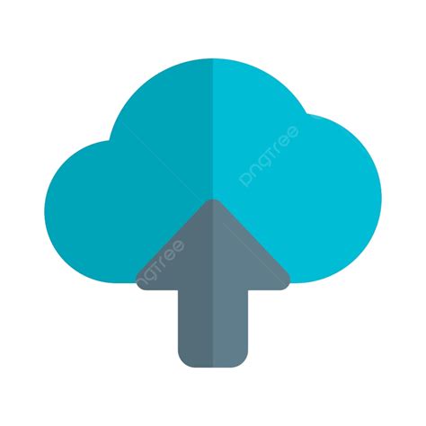 File Uploading On A Cloud Network Server With Up Arrow Online Network Collaborate Png And