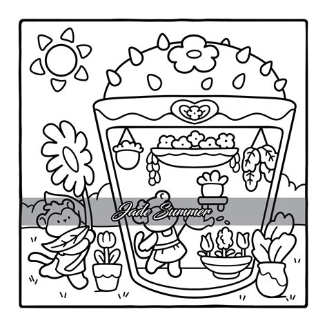 Comfy And Cozy Coloring Book 2nd Edition Jade Summer