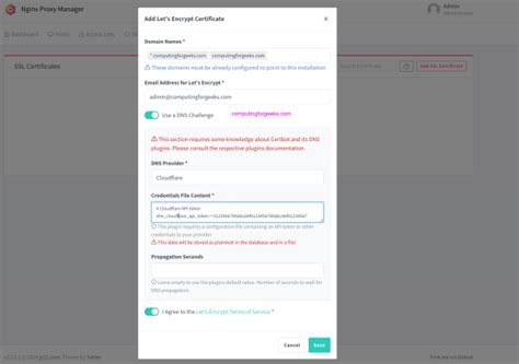 How To Run Nginx Proxy Manager In Docker Container ComputingForGeeks