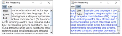 Solved Java Write An Application That Opens Files Of Type