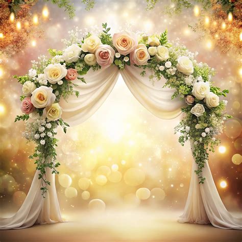 Fondo Elegantes Arreglos Florales En Stands De Bodas Boda Fondo De