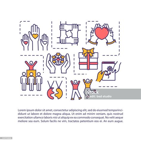 텍스트와 사랑과 우정 개념 아이콘 로맨틱 한 부부와 동료 관계 친구 일 Ppt 페이지 벡터 템플릿 브로셔 잡지 선형 일러스트가 있는 소책자 디자인 요소 개념에 대한 스톡