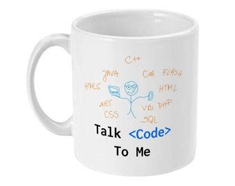 Make Coffee Code Computer Programmer Coffee Mug Coder Gift Etsy