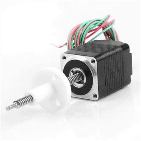 Nema 8 Stepper Motor Linear Actuator 18° Non Captive External Shaft