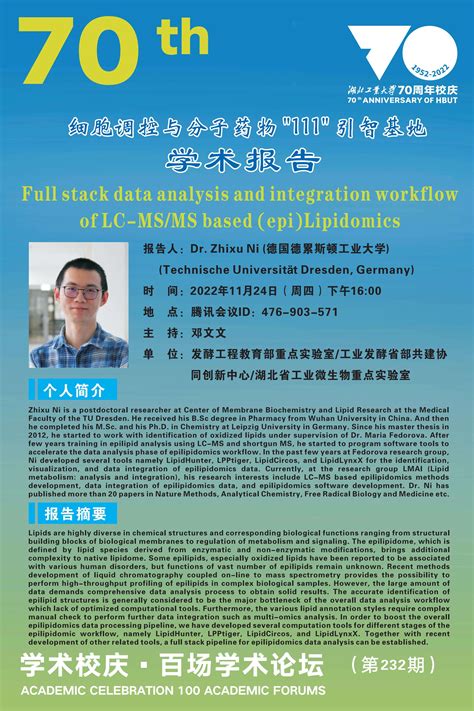 学术校庆百场学术论坛No Full stack data analysis and integration workflow of LC MS MS based epi