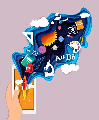 Education Mobile App Vector Images Over 26 000