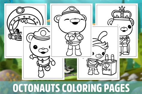 Octonauts Captain Barnacles Coloring Pages