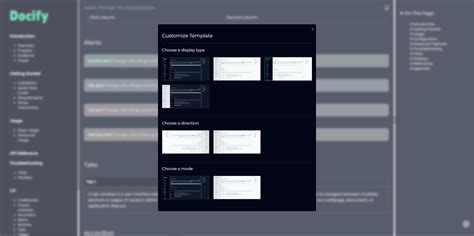 Docify Streamlined Html Template For Technical Documentation By Dannsscripts