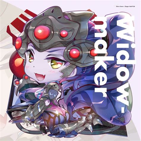 Artstation Chibi Widowmaker Heco Heio Chibi Overwatch Overwatch Comic Widowmaker