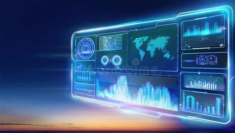 Comprehensive Visual Data Analysis Displayed On A Large Screen