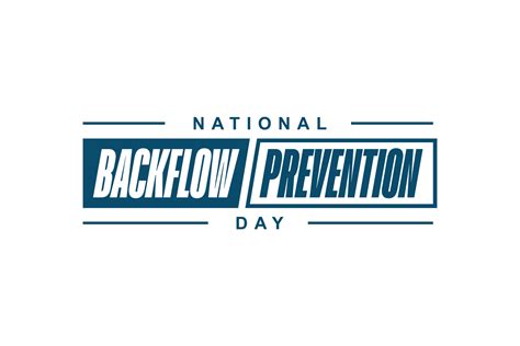 National Backflow Prevention Day 26187487 Vector Art At Vecteezy