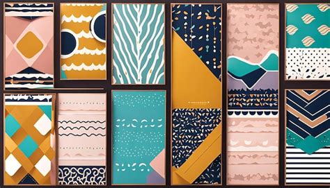 Memphis Pattern Pack Premium Ai Generated Image