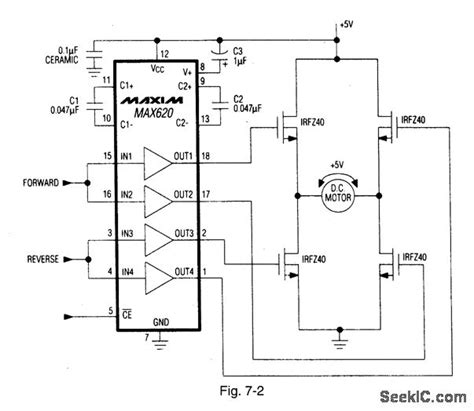 H Bridge Dc Motor Controller Power Supply Circuit Circuit Diagram SeekIC