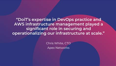 Apex Networks Achieves A Secure And Well Governed Aws Environment Leveraging Doits Devops