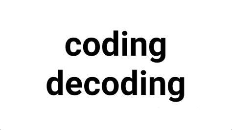 Codingdecoding Youtube