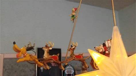 Disney S Timeless Holiday Treasures Rotating Tree Topper 2015 Youtube
