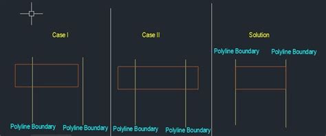 how to stretch or reduce rectangles based on two polyline boundaries
