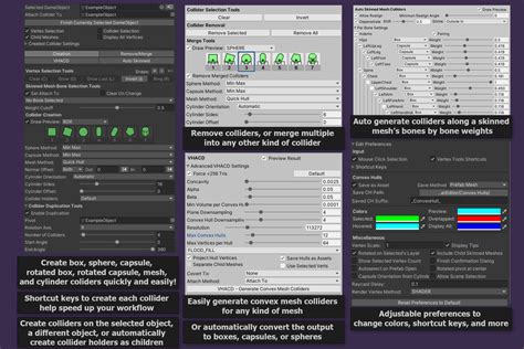 easy collider editor physics unity assets codeintra