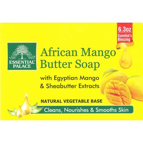 Essential Palace African Mango Butter Soap With Egyptian Mango And Shea Butter Extracts Natural