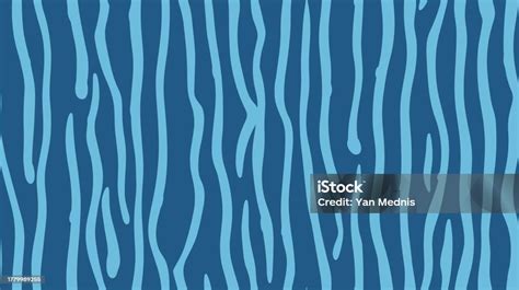 물결 무늬 손으로 그린 액체 모양 구성 많은 선이 있는 줄무늬 질감입니다 지형도 벡터 일러스트 레이 션입니다 원활한 가능성에 대한 스톡 벡터 아트 및 기타 이미지 Istock