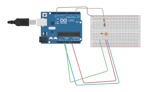 Circuit Design Ldr Tinkercad
