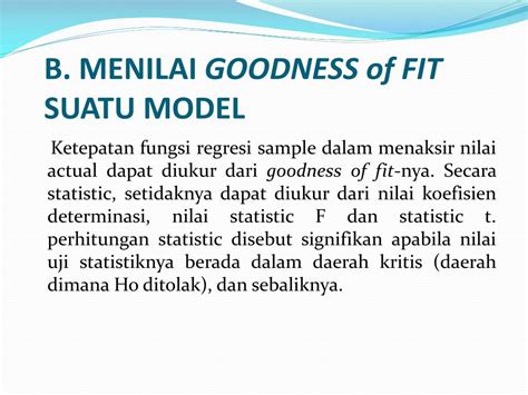 Ppt Regresi Linier Berganda Powerpoint Presentation Free Download Id5823606