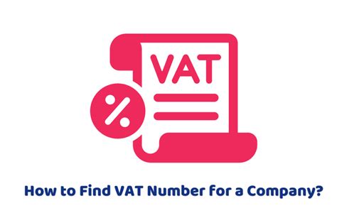 How To Find The VAT Number Of A Company Accounting Firms