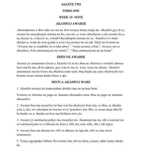 Twi Language