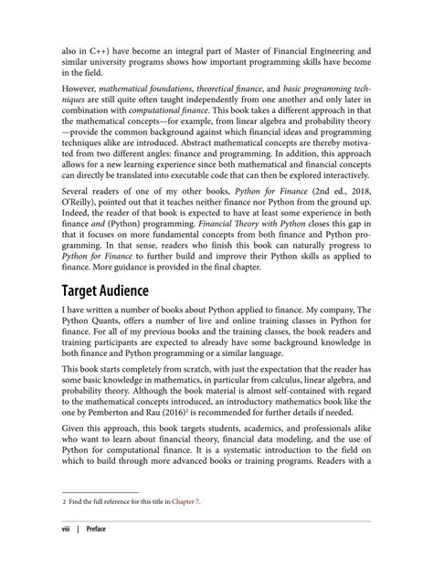 financial theory with python a gentle introduction e books max30