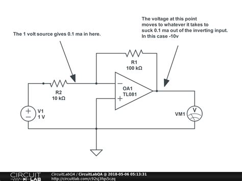 please help op amp question electronics qanda circuitlab
