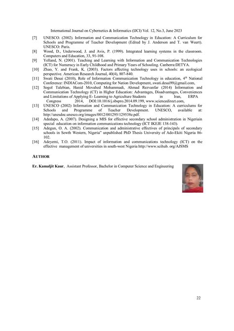 Teaching And Learning With Ict Tools Issues And Challenges Pdf