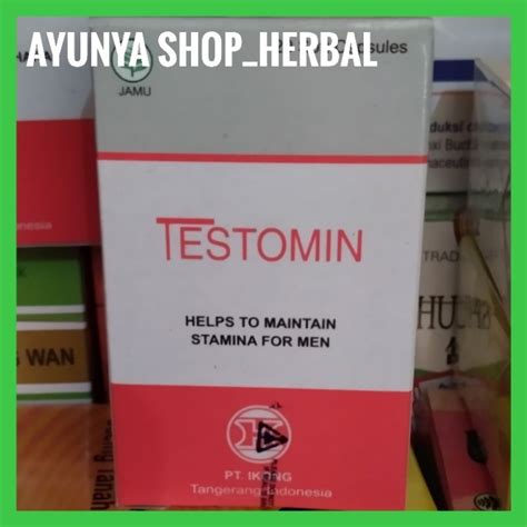 Jual Testomin Bpom Obat Stamina Pria Dewasa Vitamin Hormon Shopee Indonesia