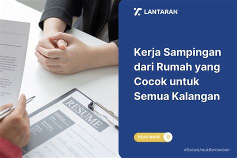 kerja sampingan dari rumah yang cocok untuk semua kalangan