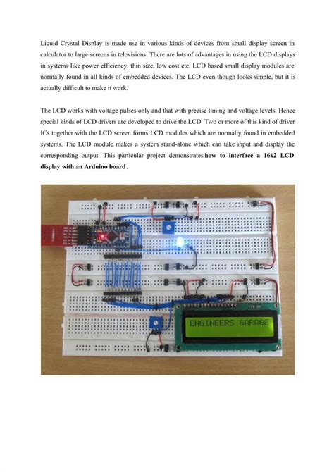 PDF How To Interface LCD With Arduino DOKUMEN TIPS